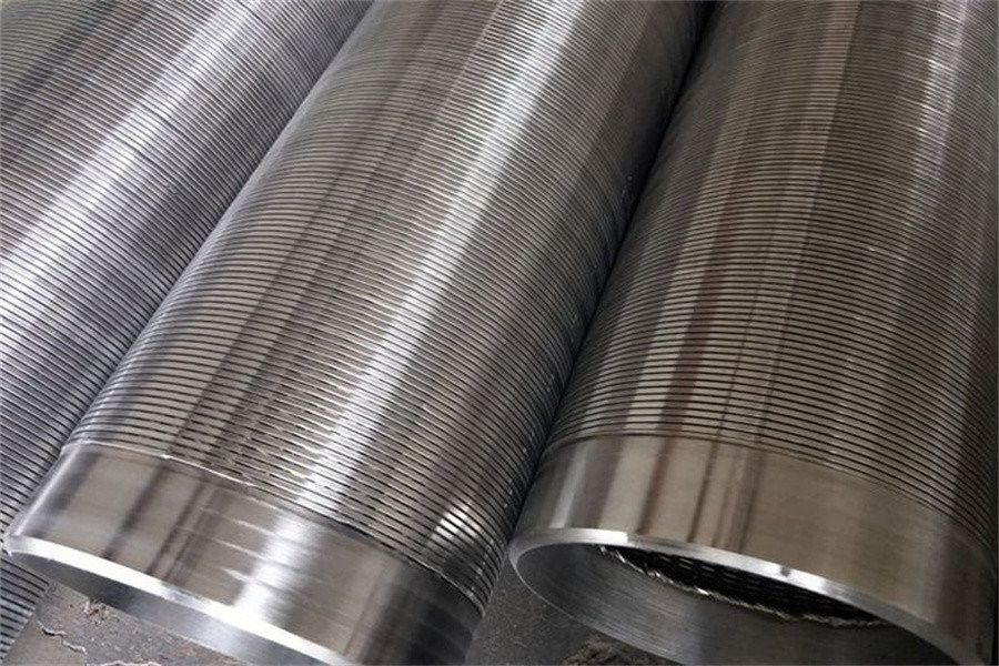 Non Clogged Wedge Wire Screen Mesh Anti Rust Johnson Screen Tube SUS ...