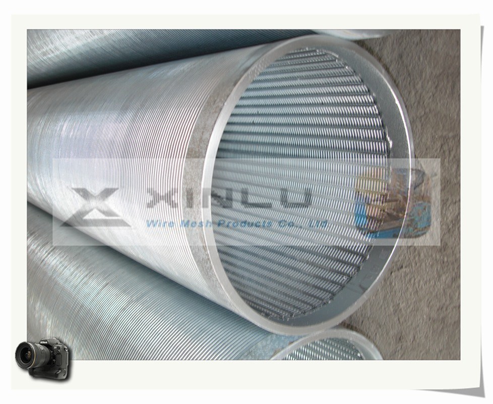 14 Inch Wire Wrapped Screens Q195 Low Carbon Galvanized Water Well Screens