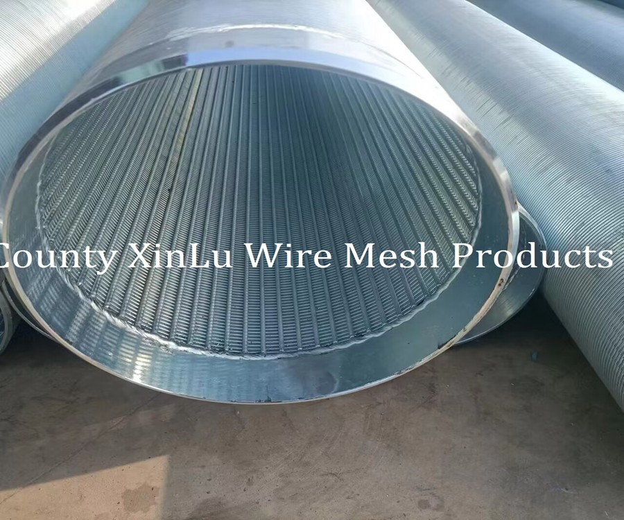 14 Inch Wire Wrapped Screens Q195 Low Carbon Galvanized Water Well Screens
