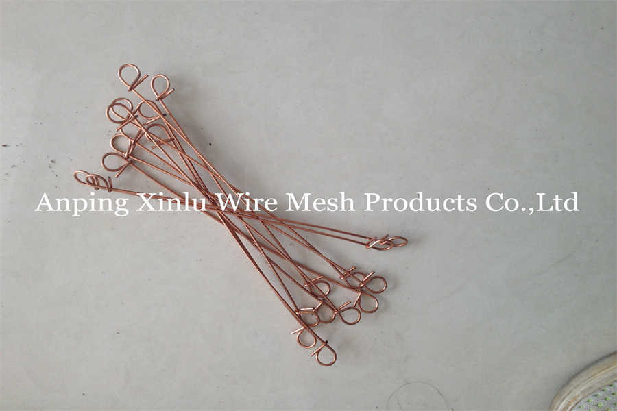 Twin Loop Rebar Galvanized Baling Wire Copper Coated Anti Rust Double ...