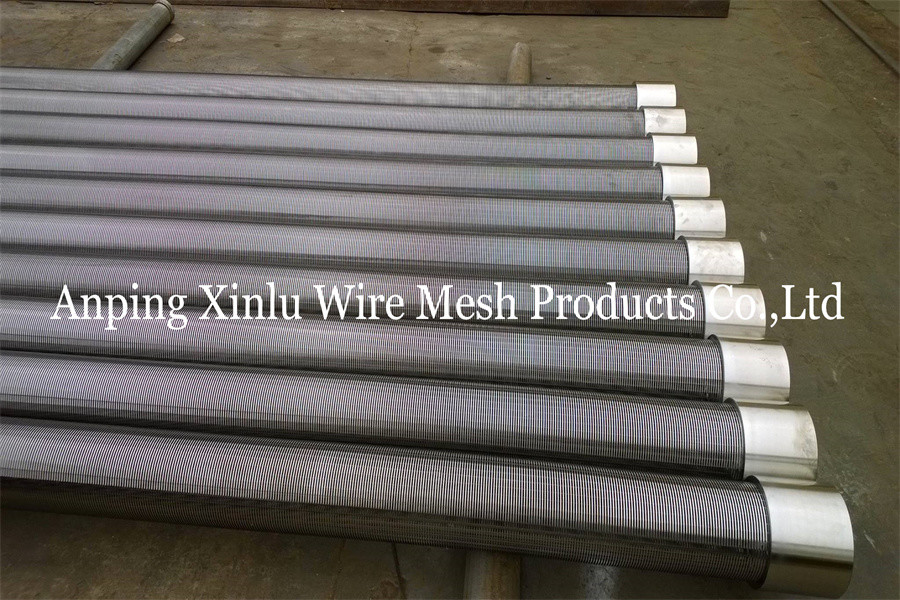 4" Looped V Wire Wrapped Johnson Type Continuous Slot Water Well Screen ...