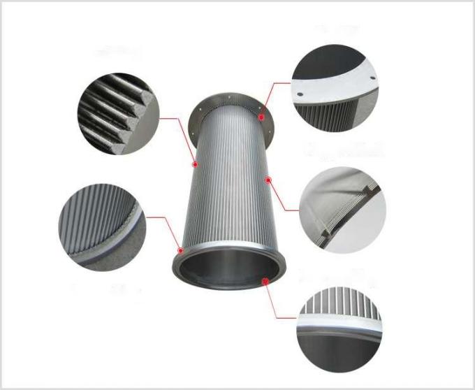 Johnson Rotary Sand Screen Cylindrical Sieve Vee Wire Screens 0.2 - 2mm ...