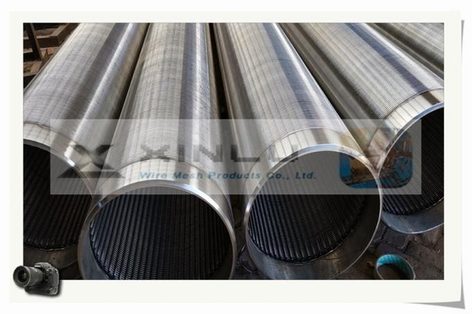 V Shape Wire Wrapped Screens Intake Well SS Wire Mesh Screen 6m Length