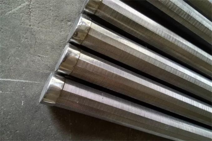 304 Stainless Steel Screen Pipe 114mm V Wire Threaded Coupling Pipe
