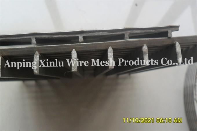 Dewatering Flat Wedge Wire Screen Panel 3 - 12mm Thickness For Industry ...